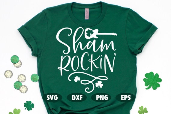 Sham rockin svg St Patricks day svg Clover svg Lucky svg | Etsy