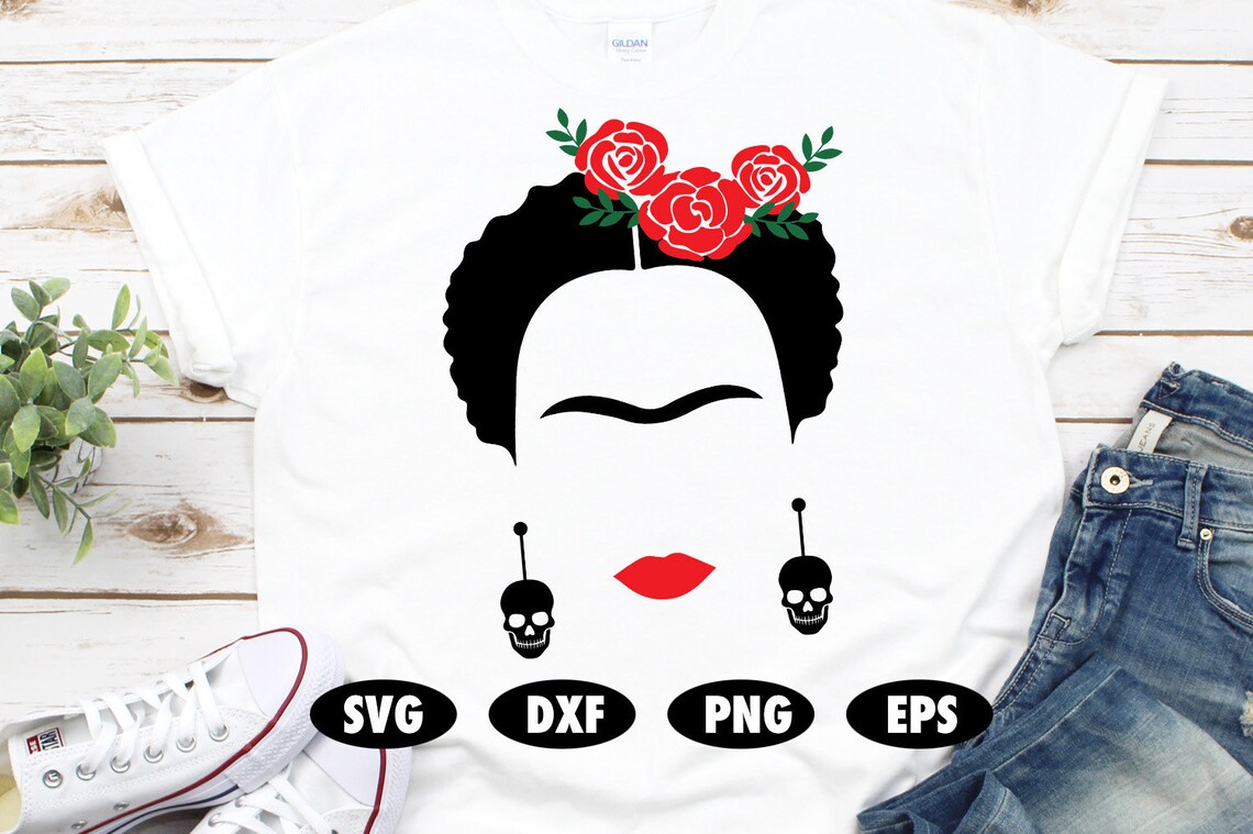 Frida Kahlo Svg Frida Svg Frida Kahlo Cut File Feminist | Etsy