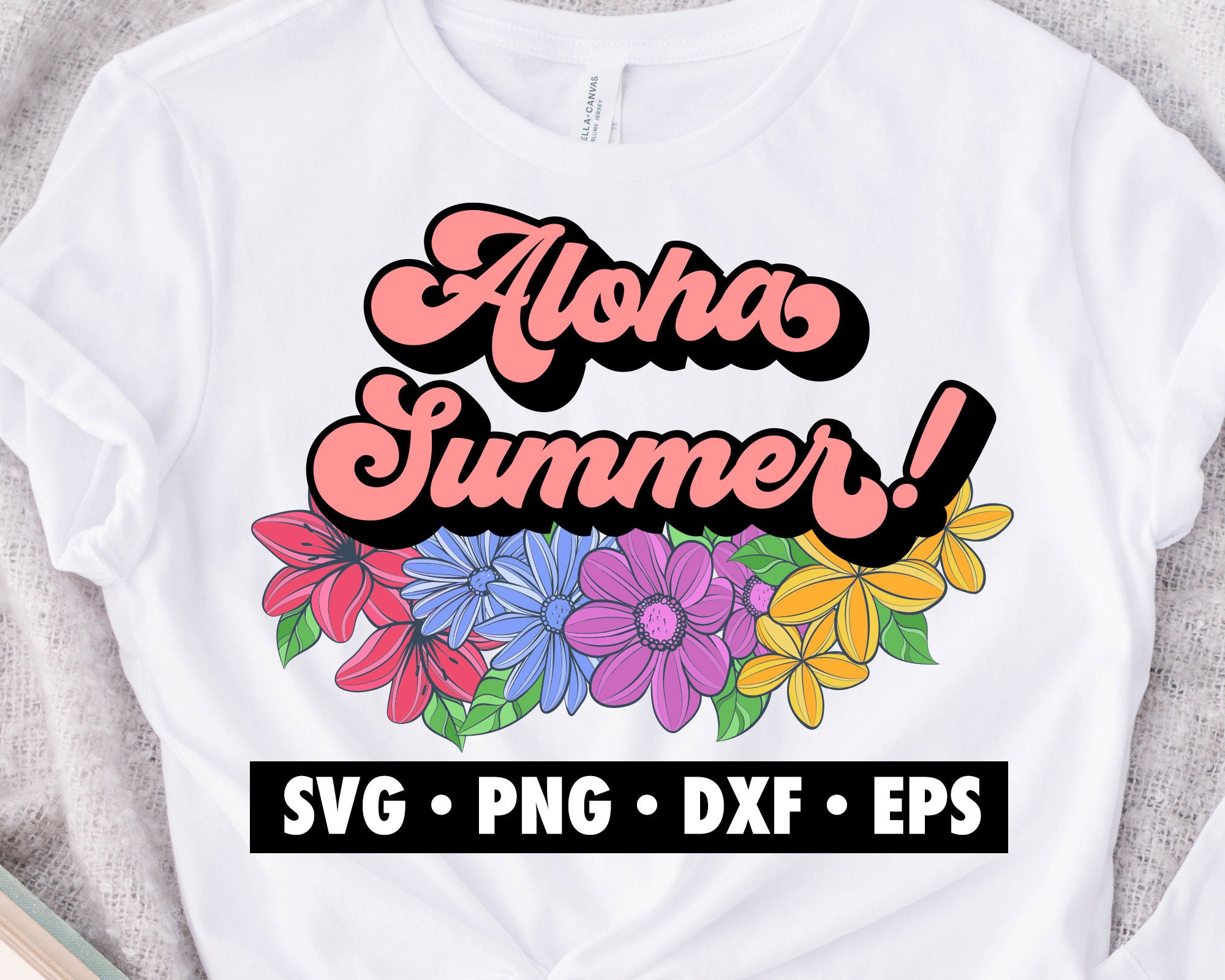 Aloha Summer SVG Aloha PNG Sublimation Summer SVG Floral - Etsy