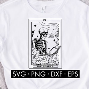 The Reader Tarot SVG, Reading SVG, Trendy Book Svg, Book SVG, Book ...