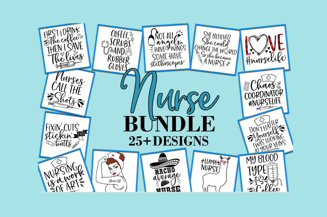 Nurse Bundle Svg Nurse Bundle Bundle Svg Funny Svg Nurse - Etsy