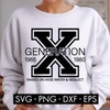 Generation X Svg Png, Gen X Svg Png, Gen X Shirt Design, Nostalgic Svg ...