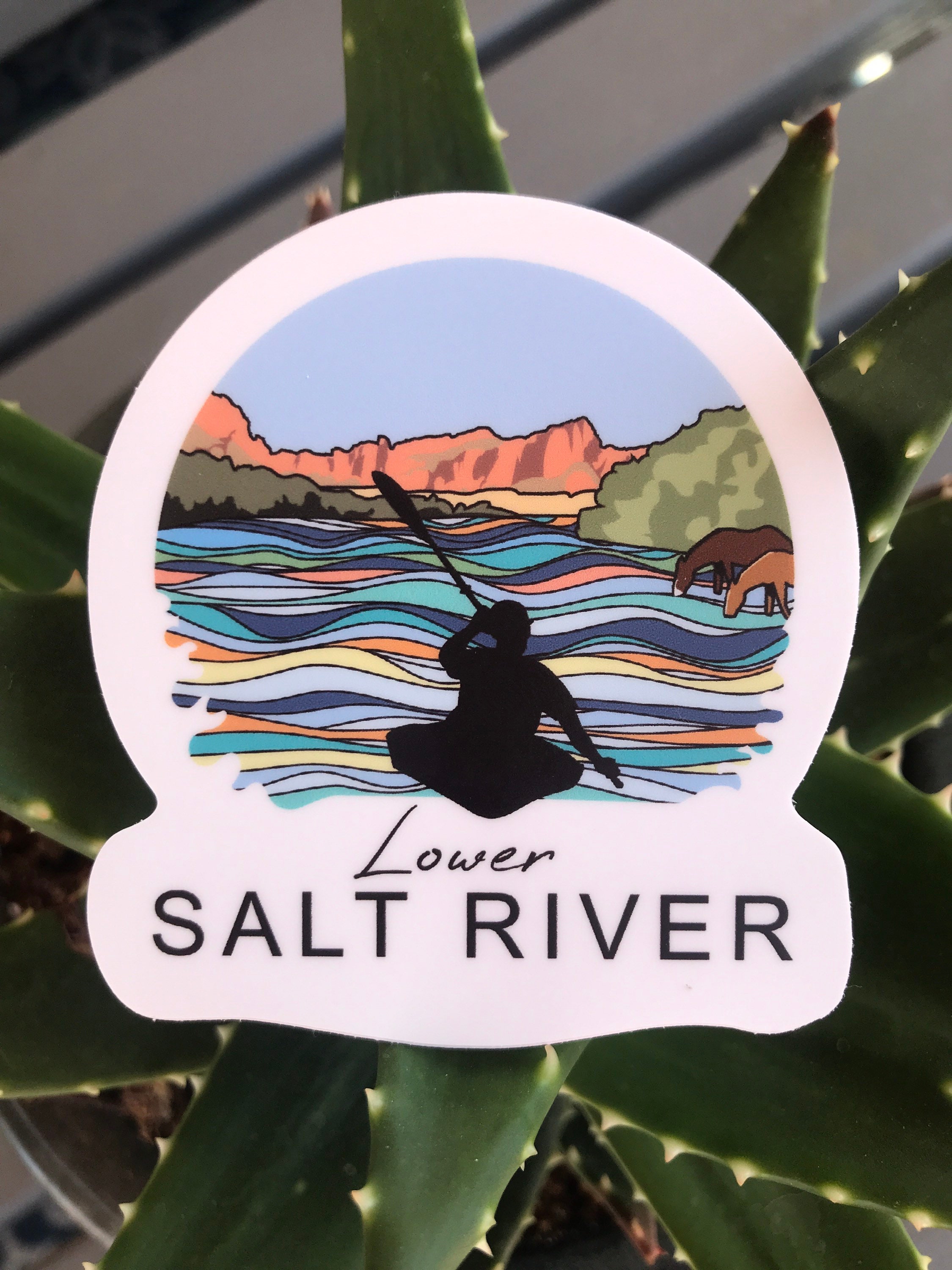 Salt River Stickers / Kayak Float / Weatherproof Vinyl Sticker ...