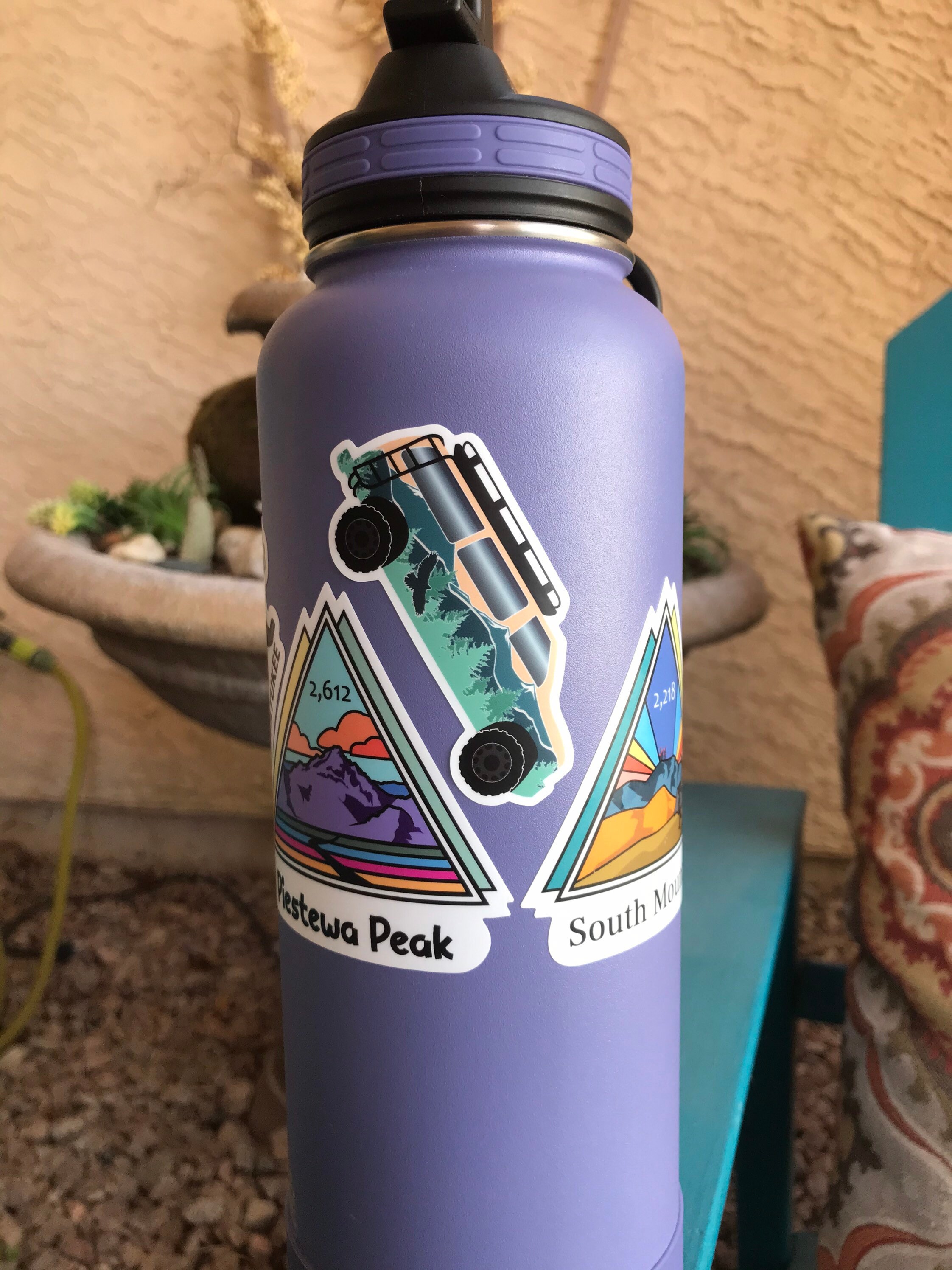 Mountain Van Vinyl Sticker / Adventure Van Series / Durable ...