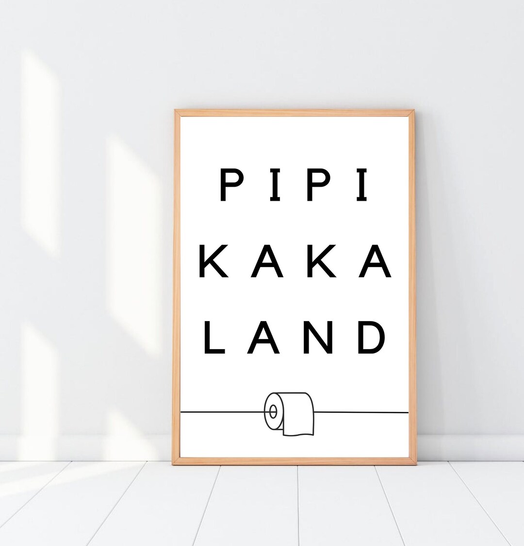 Pipi Kaka Land Druck, Badezimmer Poster, Digitaler Download ...