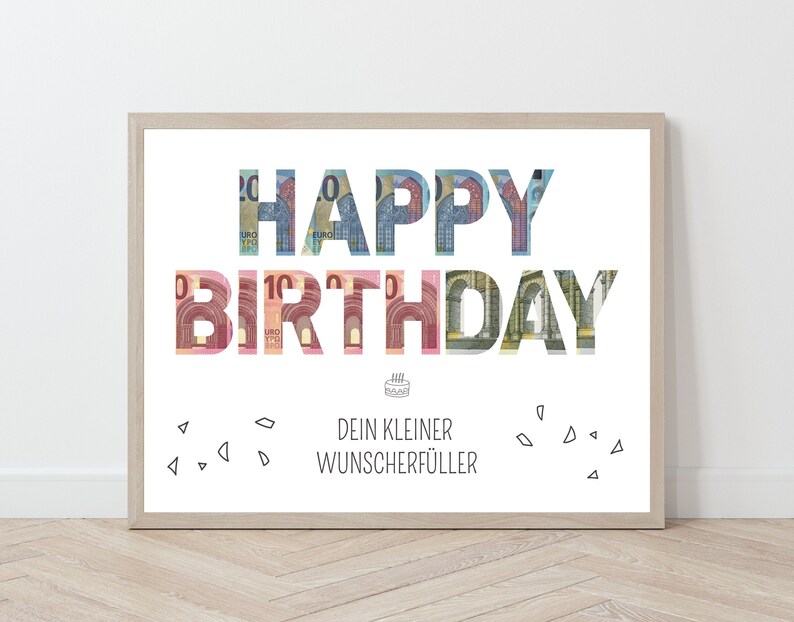Wunderschne Happy Birthday Vorlage Zum Ausdrucken Bild