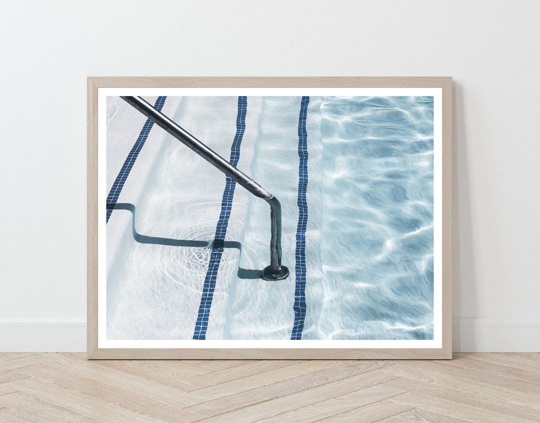 Pool Photography, Water Printable Wall Art, Pool Print, Digital ...