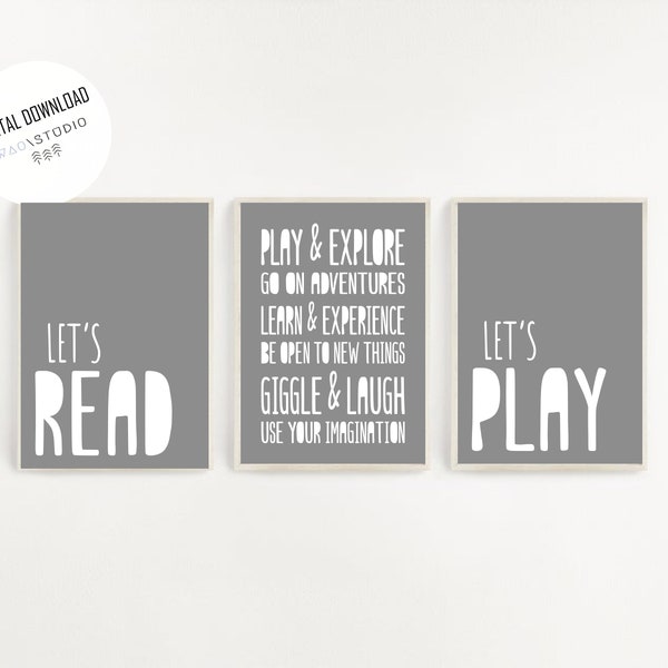 Lets Read Lets Play - Etsy