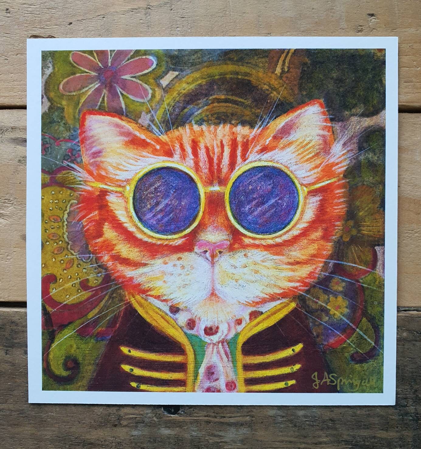 Sergeant Kipper Art Print 4" 6" 8" Sizes, Comical Art Print of an Original Painting, Beatles ...