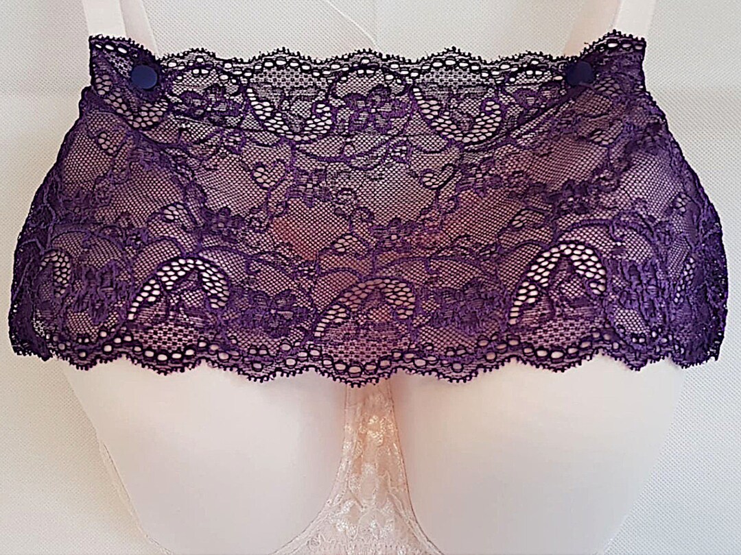 Modesty Panel Quality Stretch Lace Fabric Purple. Small Medium Large - Etsy