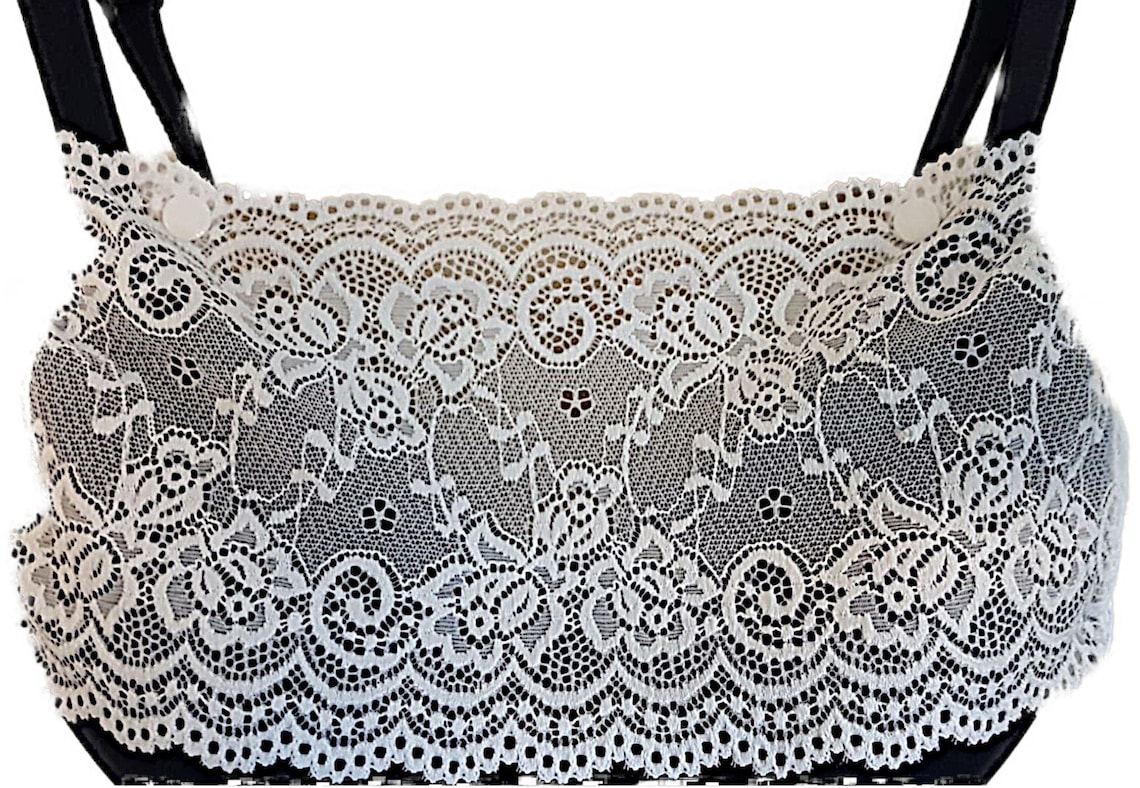 Modesty Panel Quality Stretch Lace Fabric Pure White. Small Medium ...