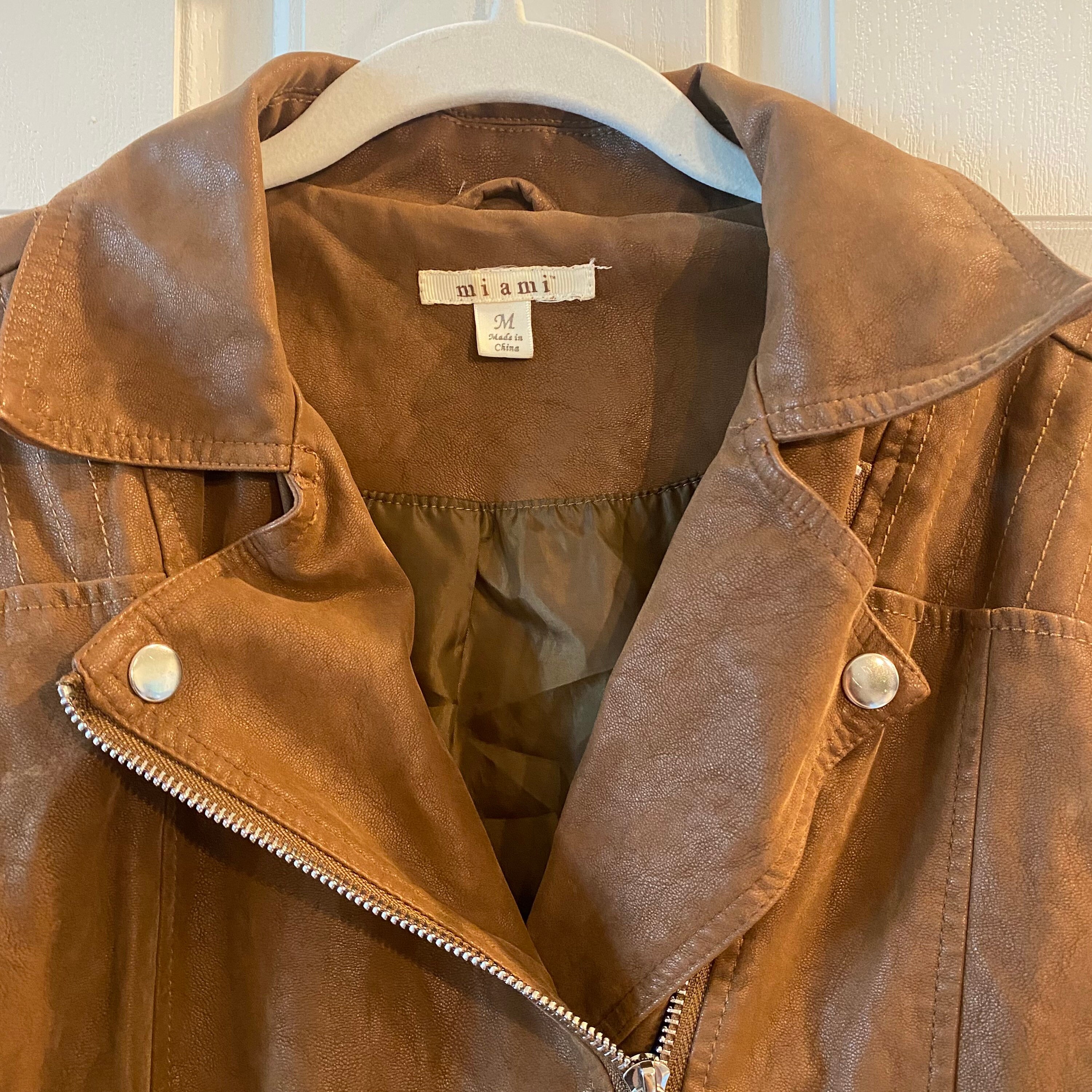 Hand-painted the Doors Upcycled Faux Leather Jacket - Etsy