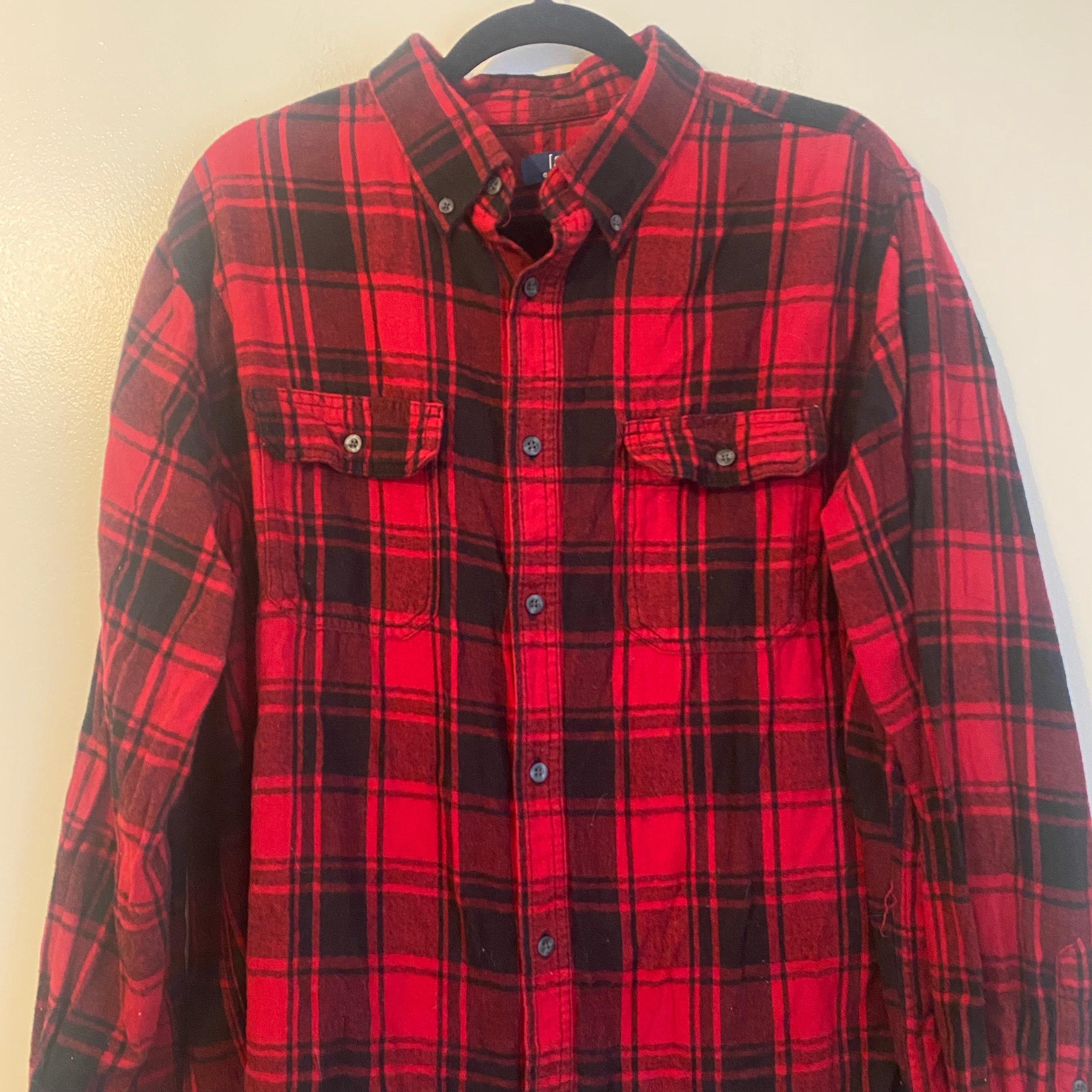 Van Halen Upcycled Flannel Button Down With Graphic Tee - Unisex ...