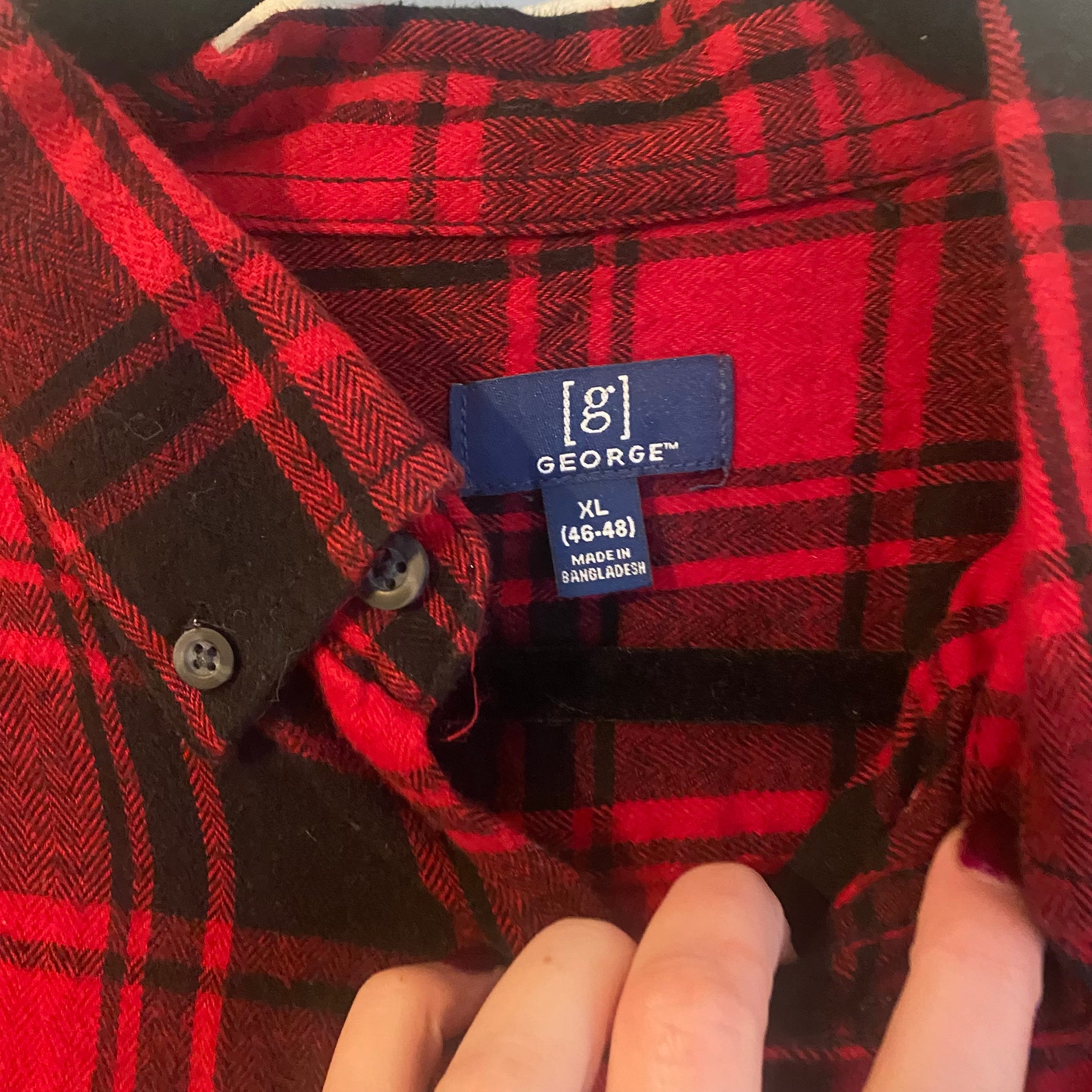 Van Halen Upcycled Flannel Button Down With Graphic Tee - Unisex ...