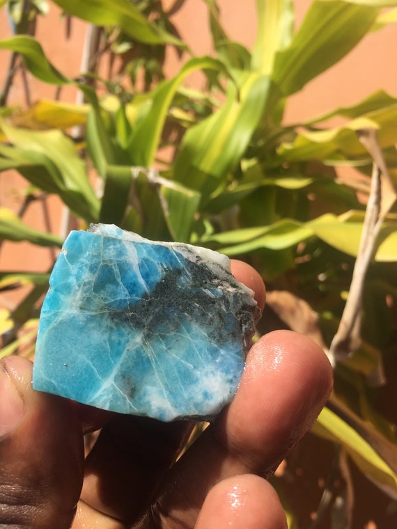 Jewelry & Beauty Materials partially polished rough Larimar Larimar ...