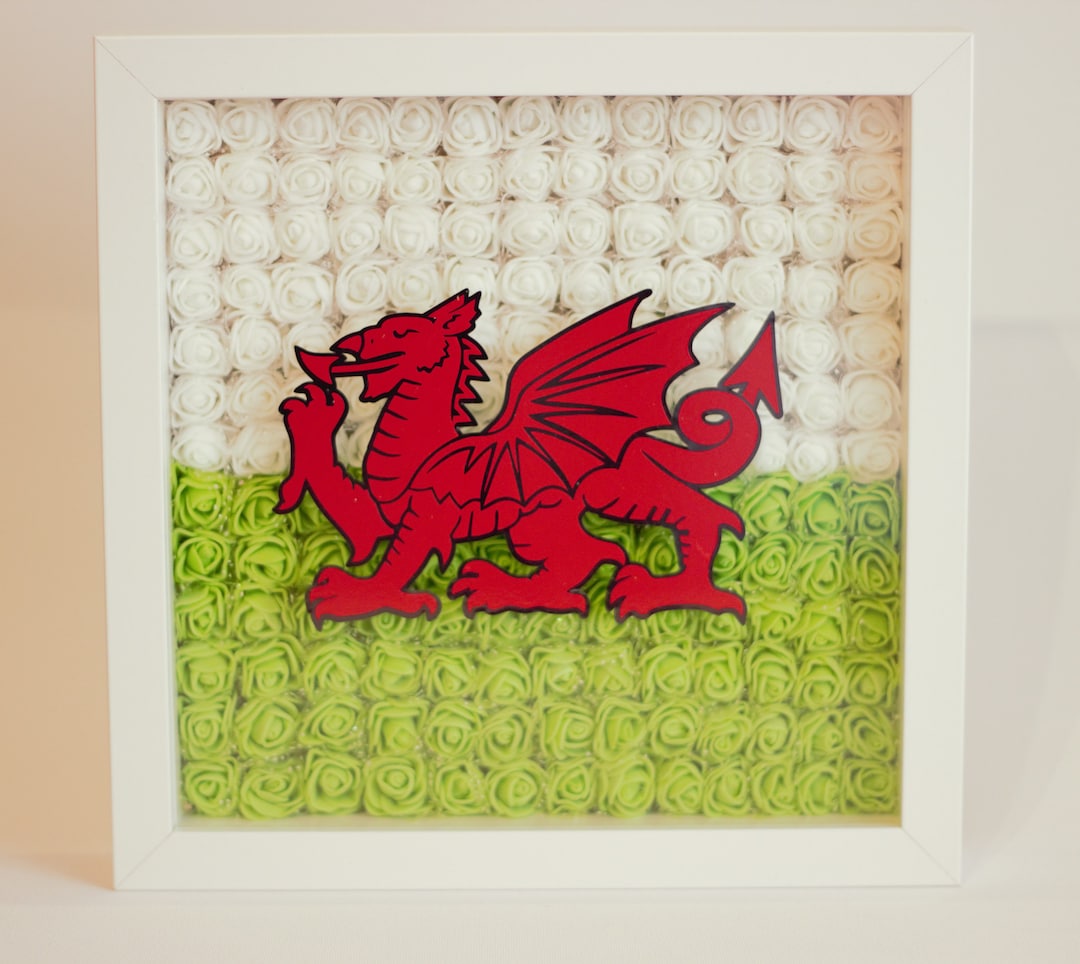 Welsh Flag 3D Picture Frame - Etsy