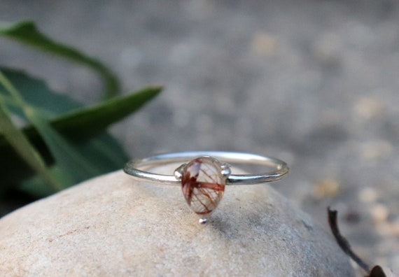 Natural Multi Rutile Ring Rutile Ring Handmade Gemstone | Etsy