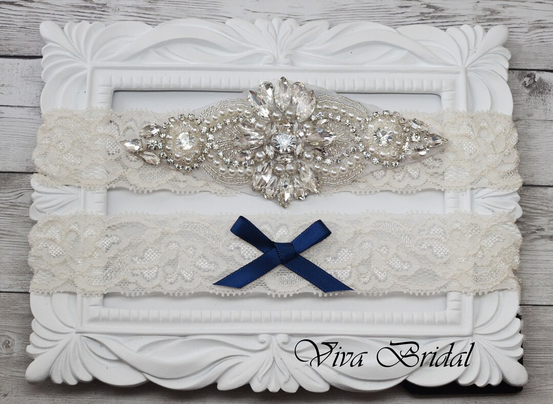 Ivory Wedding Garter Ivory Lace Garter Garter Set Bridal - Etsy
