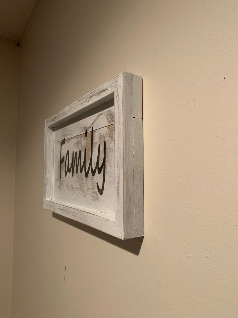Wooden family Wall Sign - Etsy