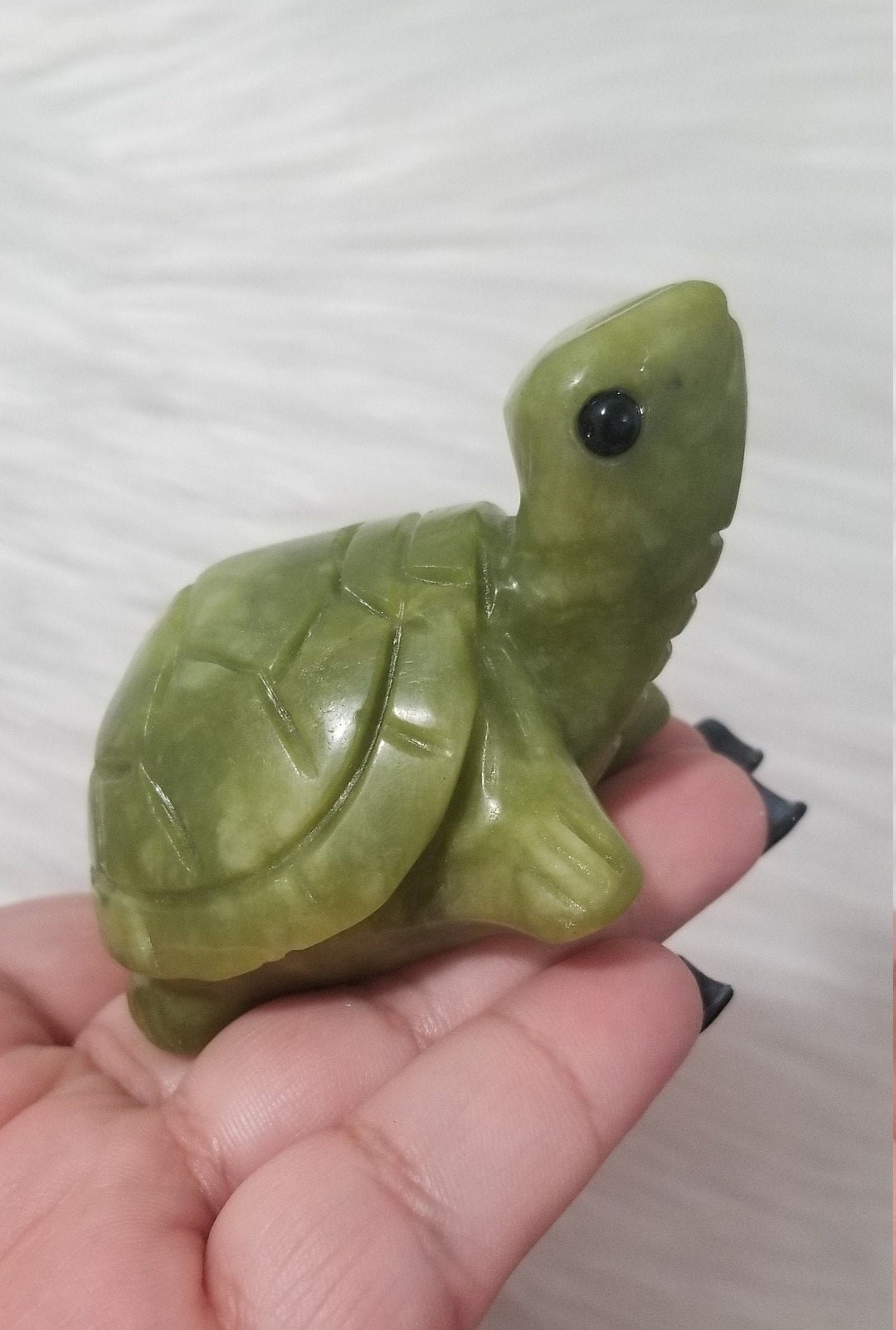 Jade Turtle, Green Crystal Turtle, Crystal, Crystal Gift, Turtle Made ...