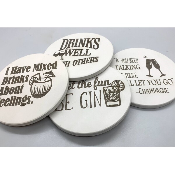 Funny Coasters - Etsy