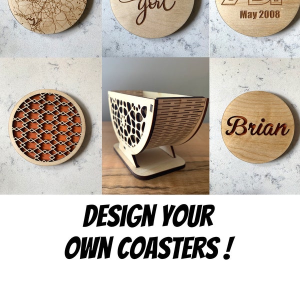 Modern Coasters - Etsy