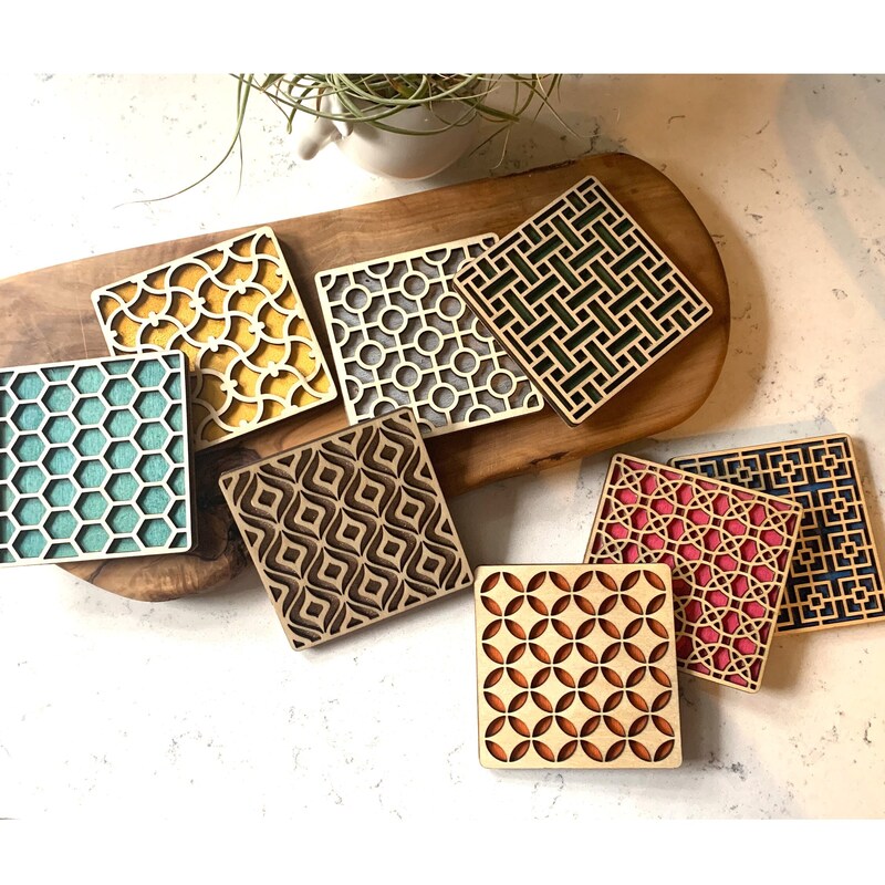 Coasters Set - Etsy