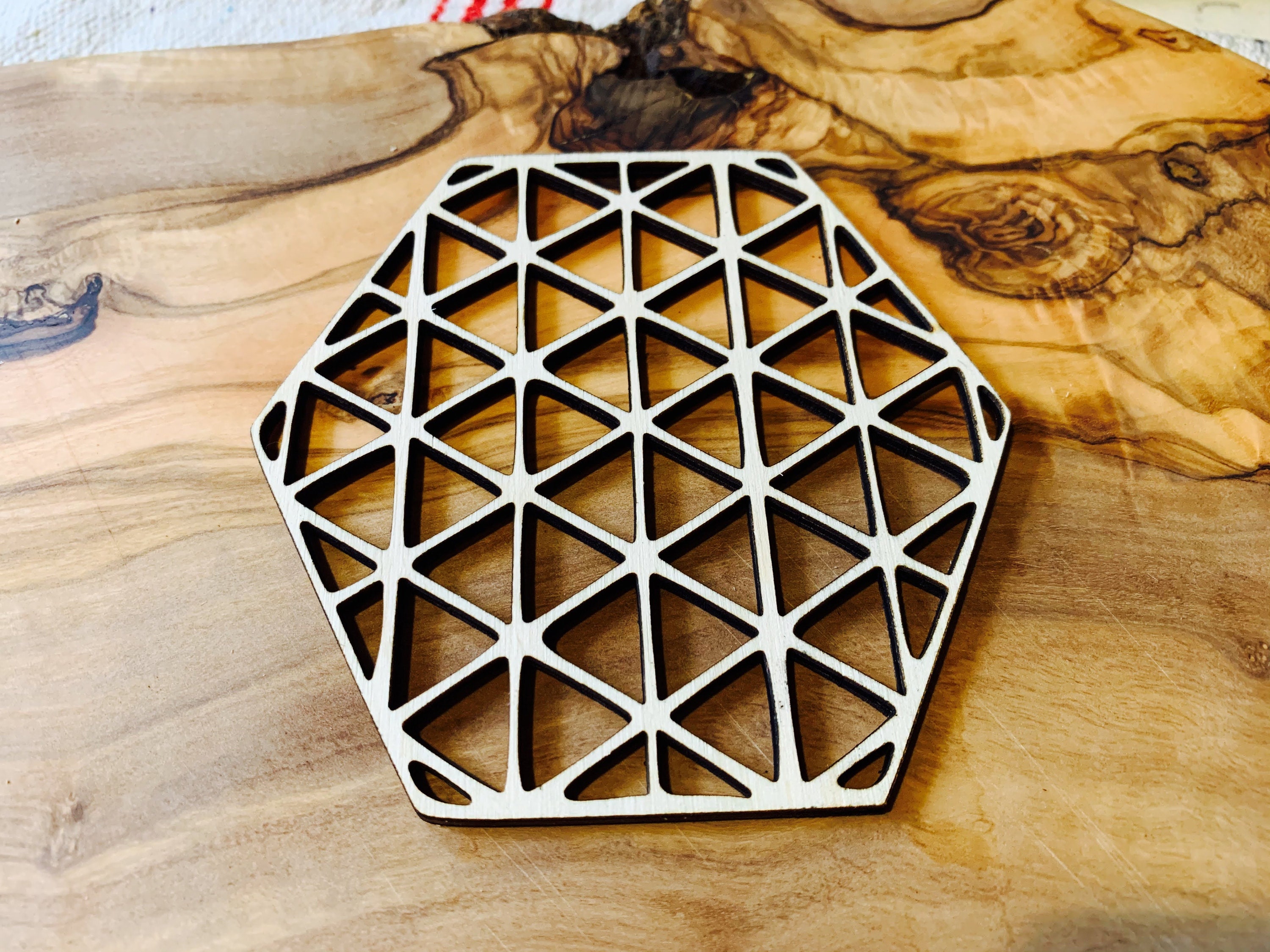 Set of 6 Geometric Coasterswedding Giftcoastershome | Etsy