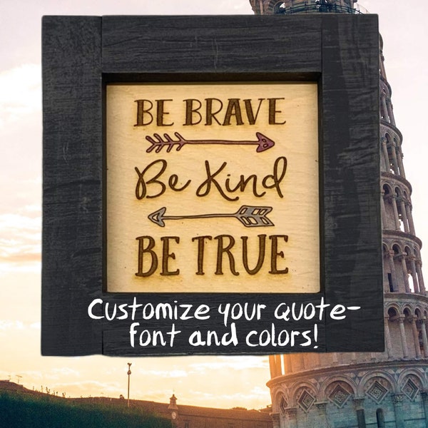 Custom Quote Frame - Etsy