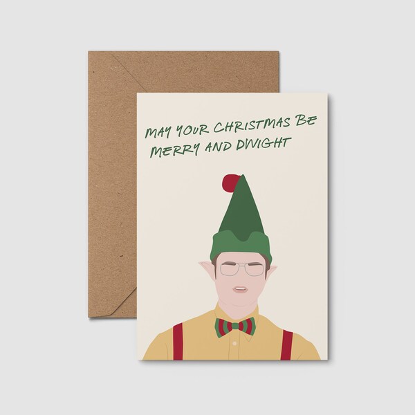 The Office Christmas Card - Etsy