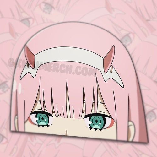 Zero Two 02 Vinyl Sticker - Etsy