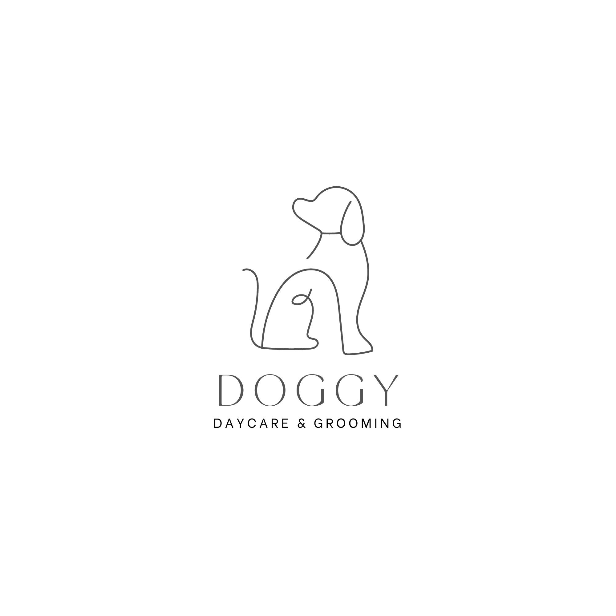Pet Sitting Logo Downloadable Customizable Doggy Daycare Logo Boho Dog ...