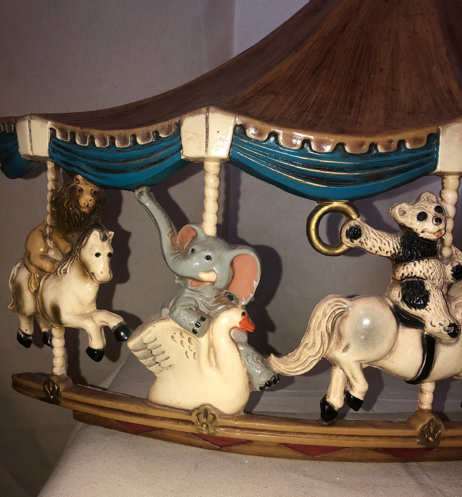 1979 Animal Carousel By Universal Statuary Corp 3D Carousel | Etsy