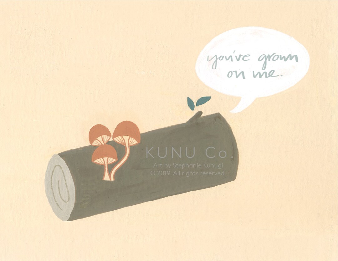 You've Grown on Me greeting Card - Etsy