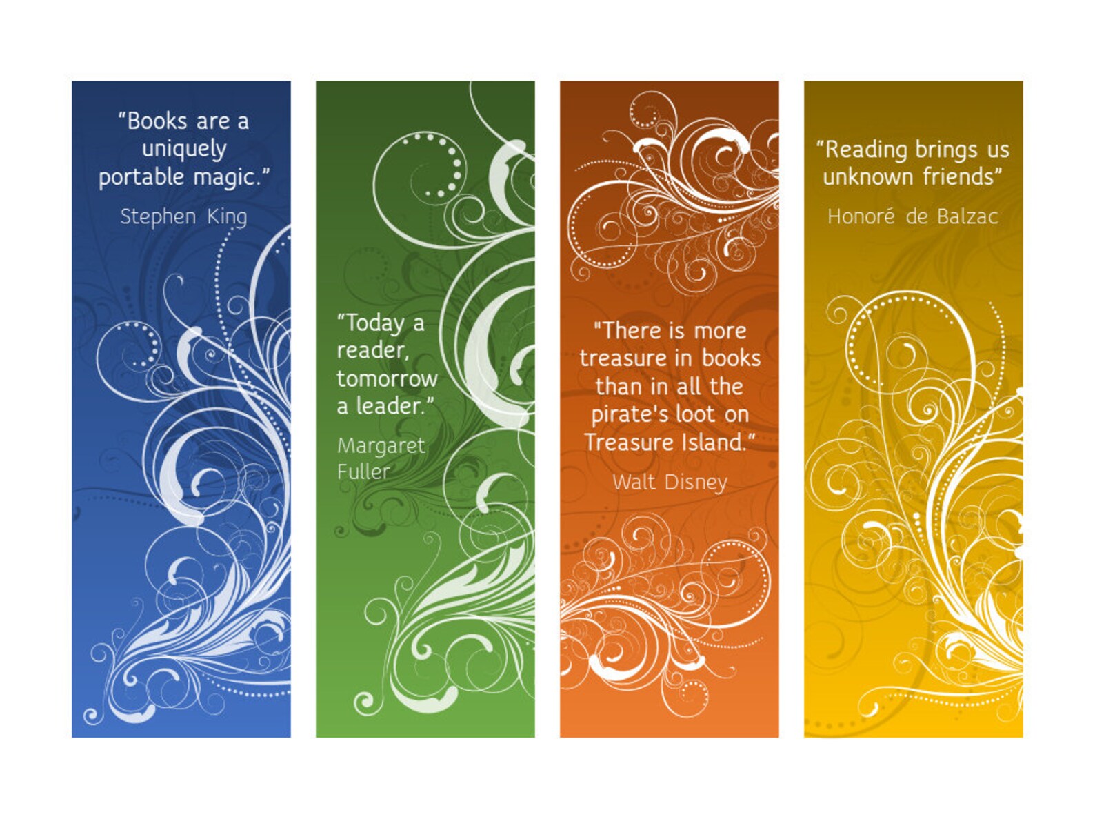 Modern Bookmark Editable Bookmarks Template Powerpoint Etsy Singapore