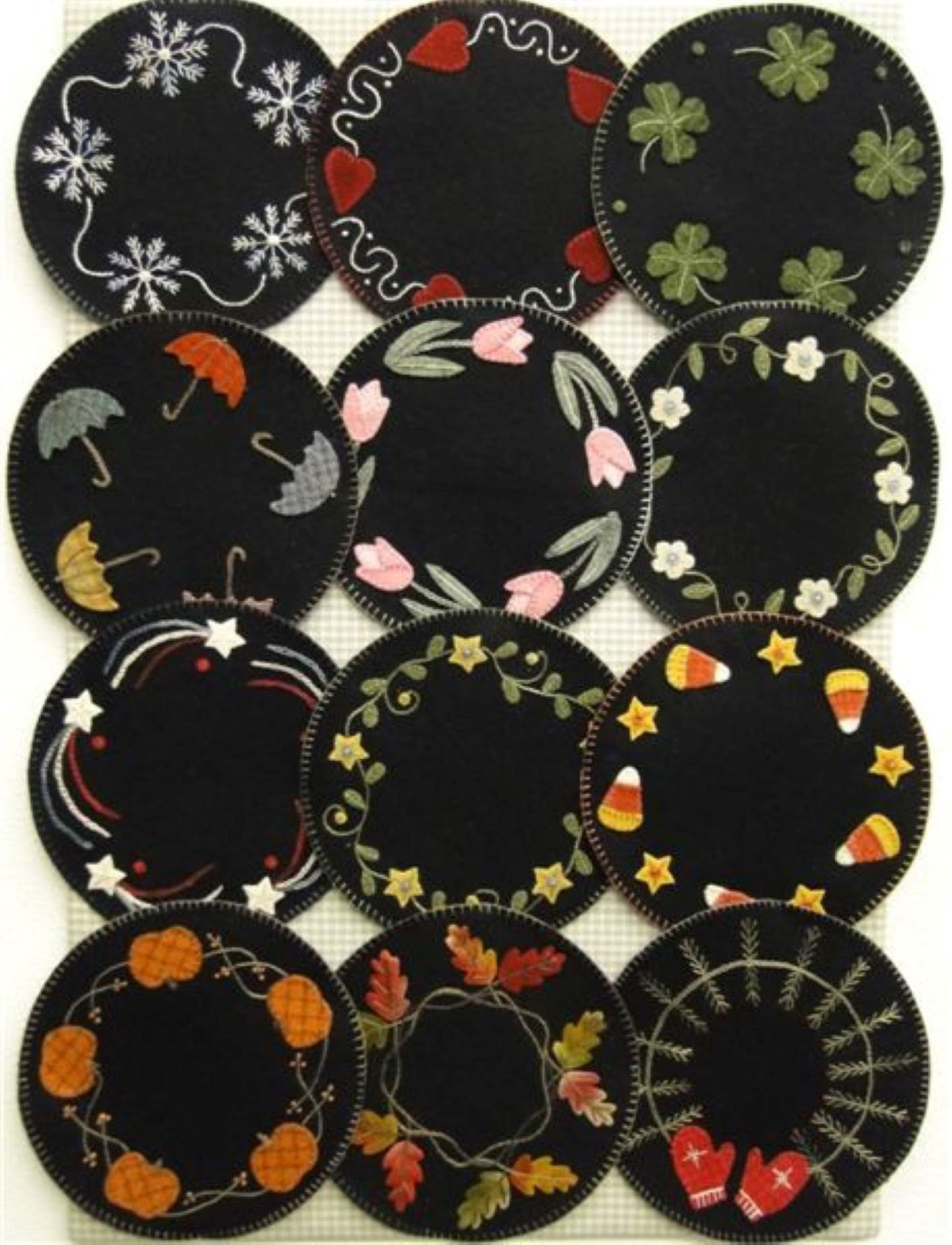 12 Mini Mats Pattern by the Woolen Needle - Etsy