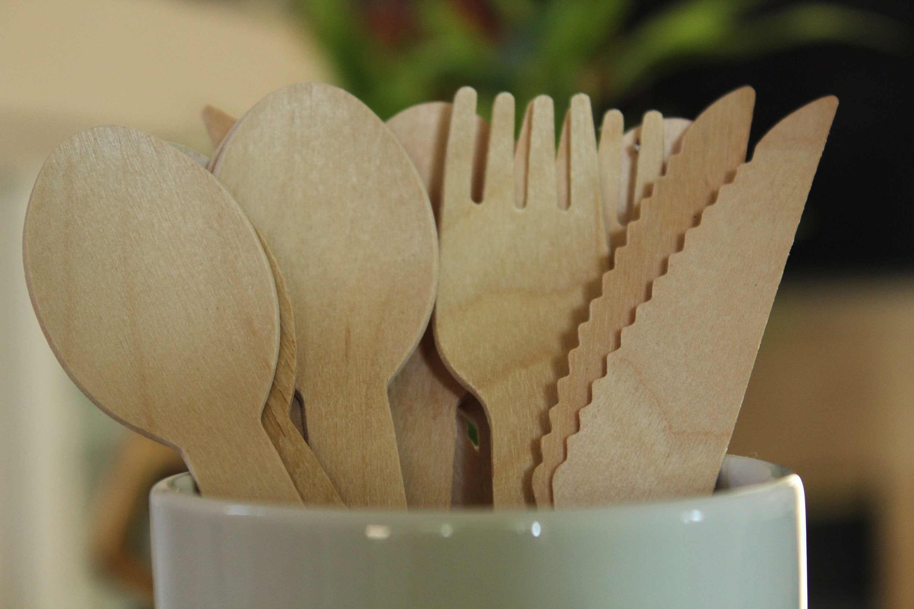 100 Wooden Forks // Eco-friendly Forks // Tableware// Table Decoration ...