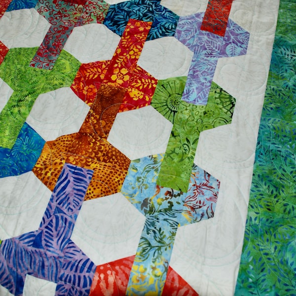 Interlocking Quilt Pattern - Etsy