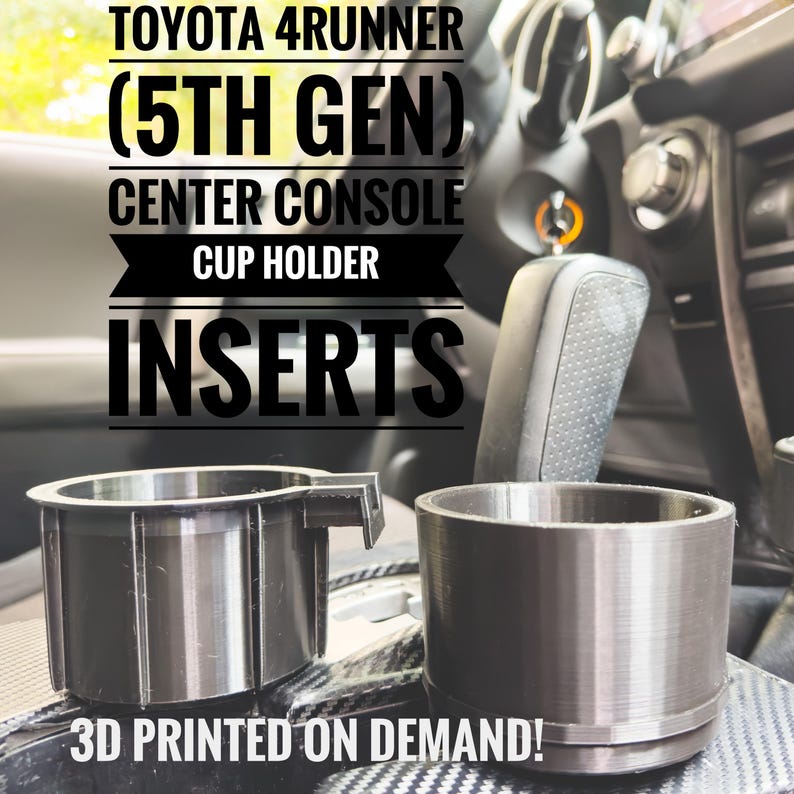 2010-2024 Toyota 4runner Center Console Cupholder Insert Set - Etsy