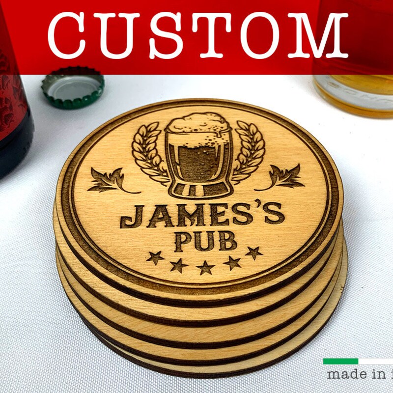 Beer Coasters - Etsy