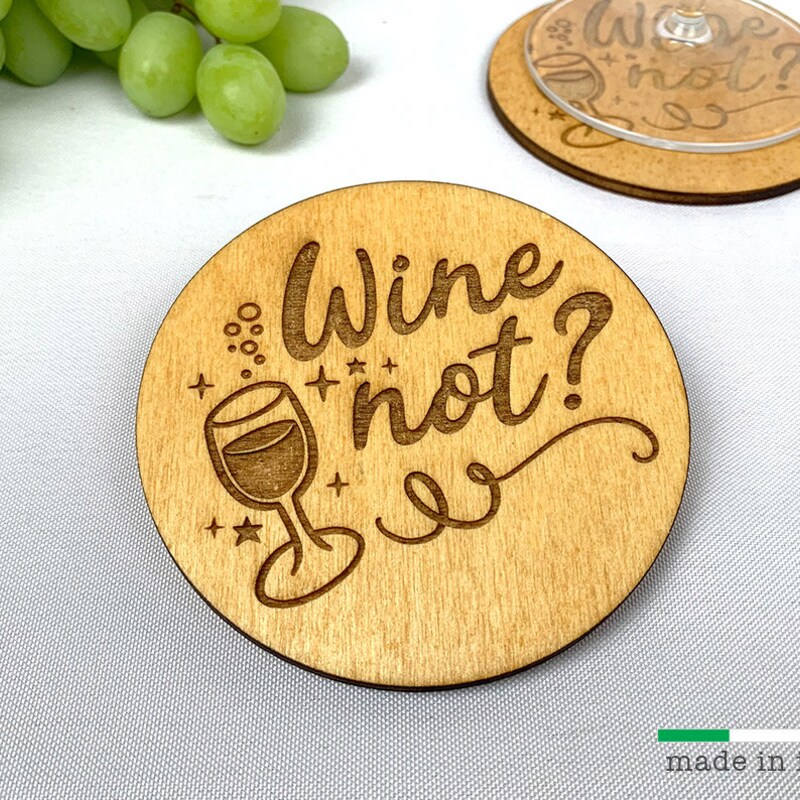 Wine Coasters - Etsy