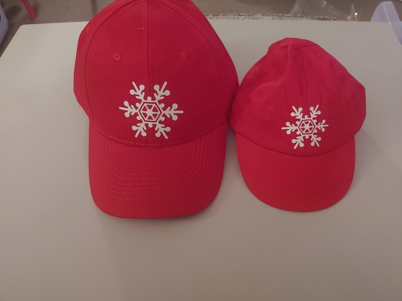 Christmas/ Winter Baseball Caps - Etsy