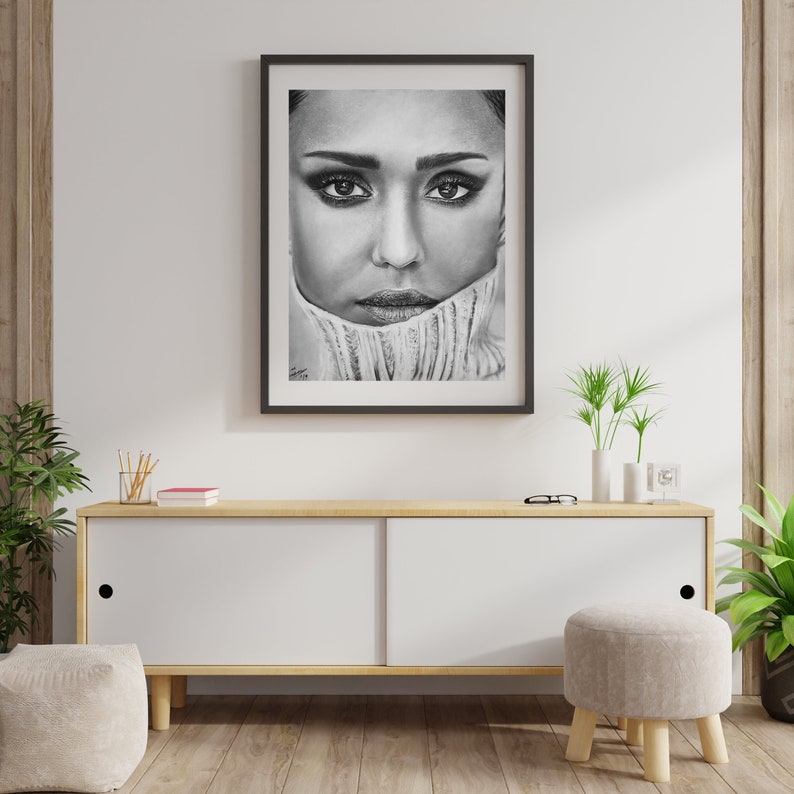 Jessica Alba Drawing Fine Art Print - Etsy