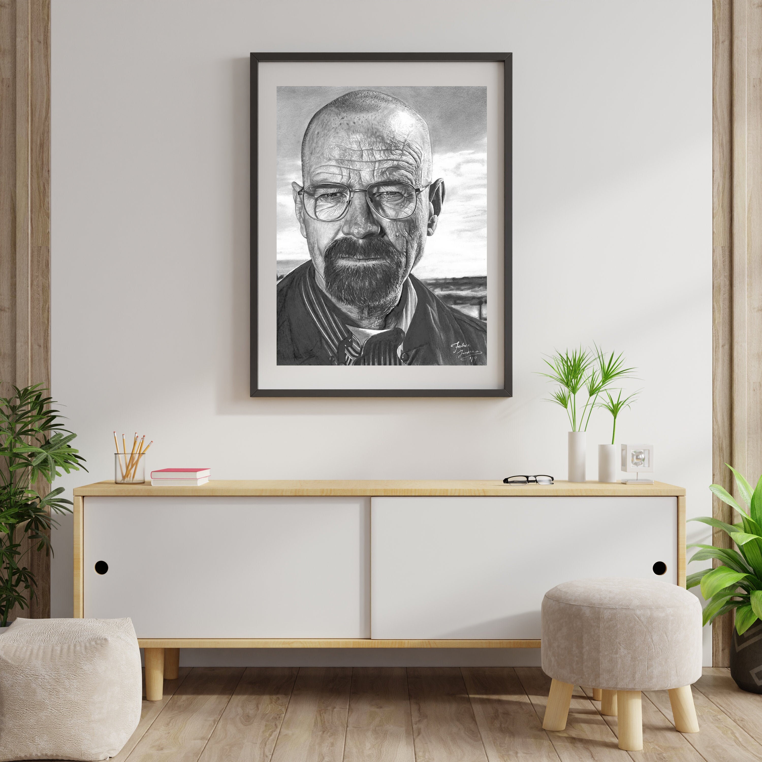 Walter White Drawing Breaking Bad Fine Art Print - Etsy