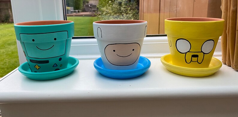 Handpainted CUSTOM DESIGN Plant Pot - Etsy UK