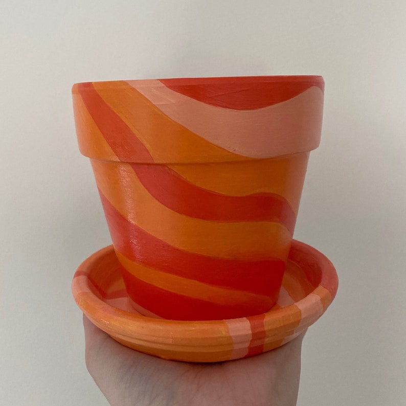 Handpainted CUSTOM DESIGN Plant Pot - Etsy UK