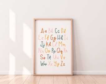 Peach Print Digital Download Nursery Printables Baby - Etsy