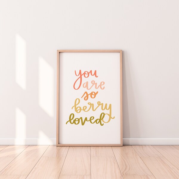 You Are so Loved Poster - Etsy