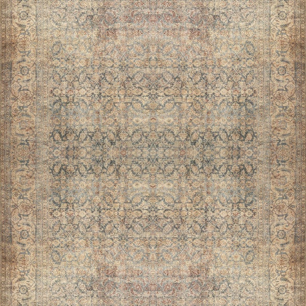 Distressed Rug - Etsy UK