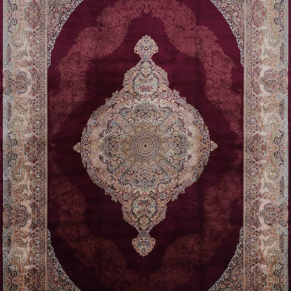 Red and Gold 3x5 Rug - Etsy UK